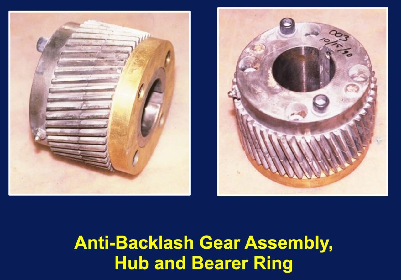 ANTI-BACKLASH GEARS ON THE DECORTICATING MACHINE - MUNDOLATAS